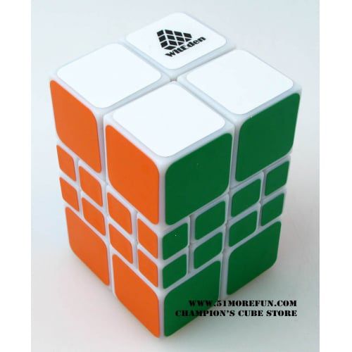 WitEden Square Cube 2x2x4 - White | CubeNation