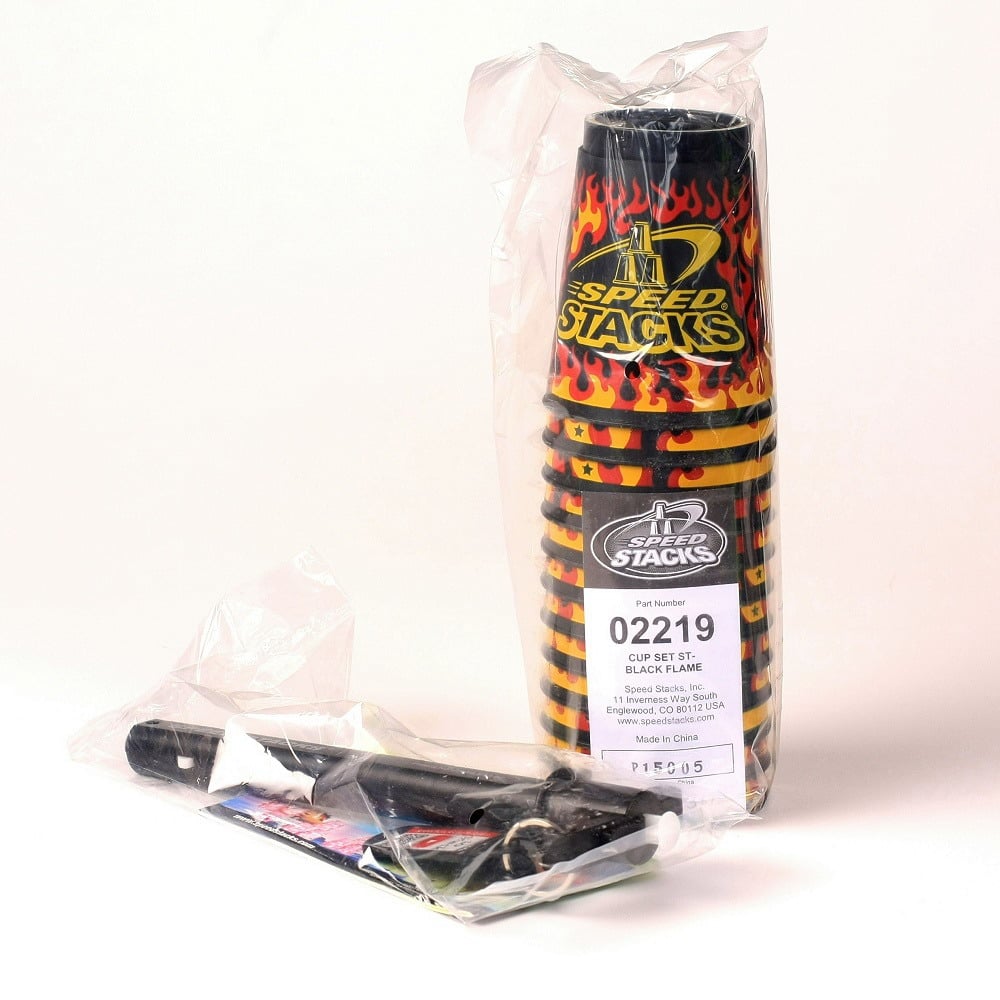 SpeedStacks Flame Cups - Black | CubeNation