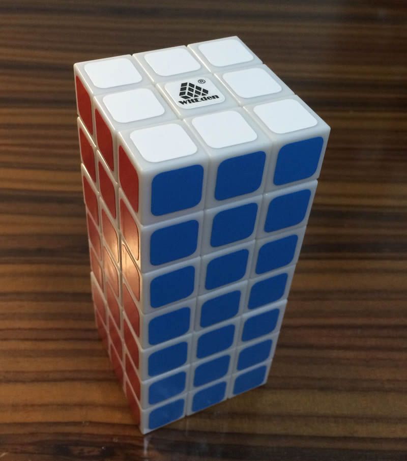 WitEden 3x3x7 Cuboid Cube - White | CubeNation
