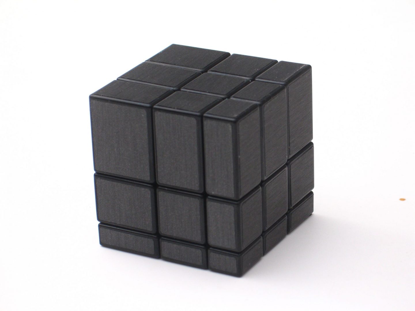 Shengshou 3x3 mirror cube with gray stickers - Black | CubeNation