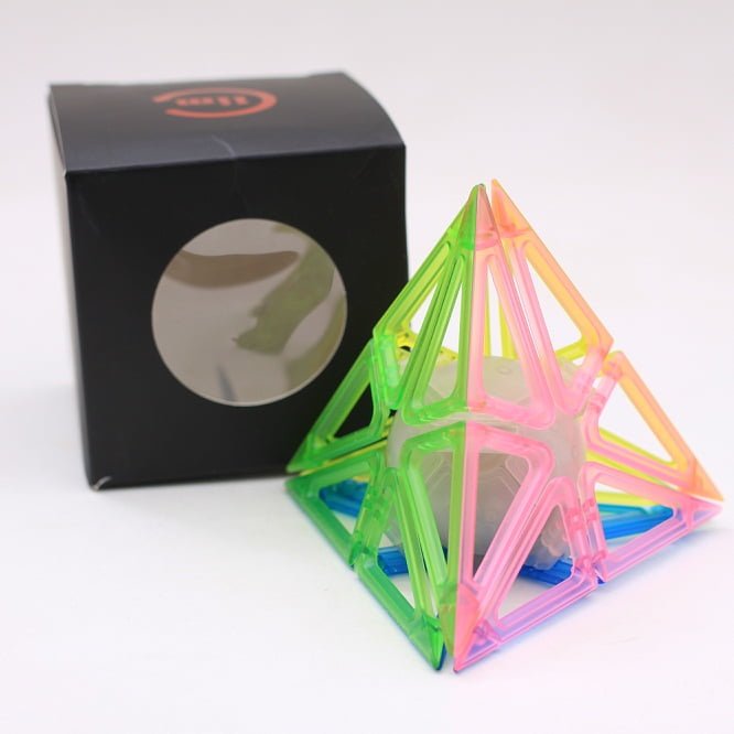 Fangshi Framework pyraminx - colorful transparent | CubeNation