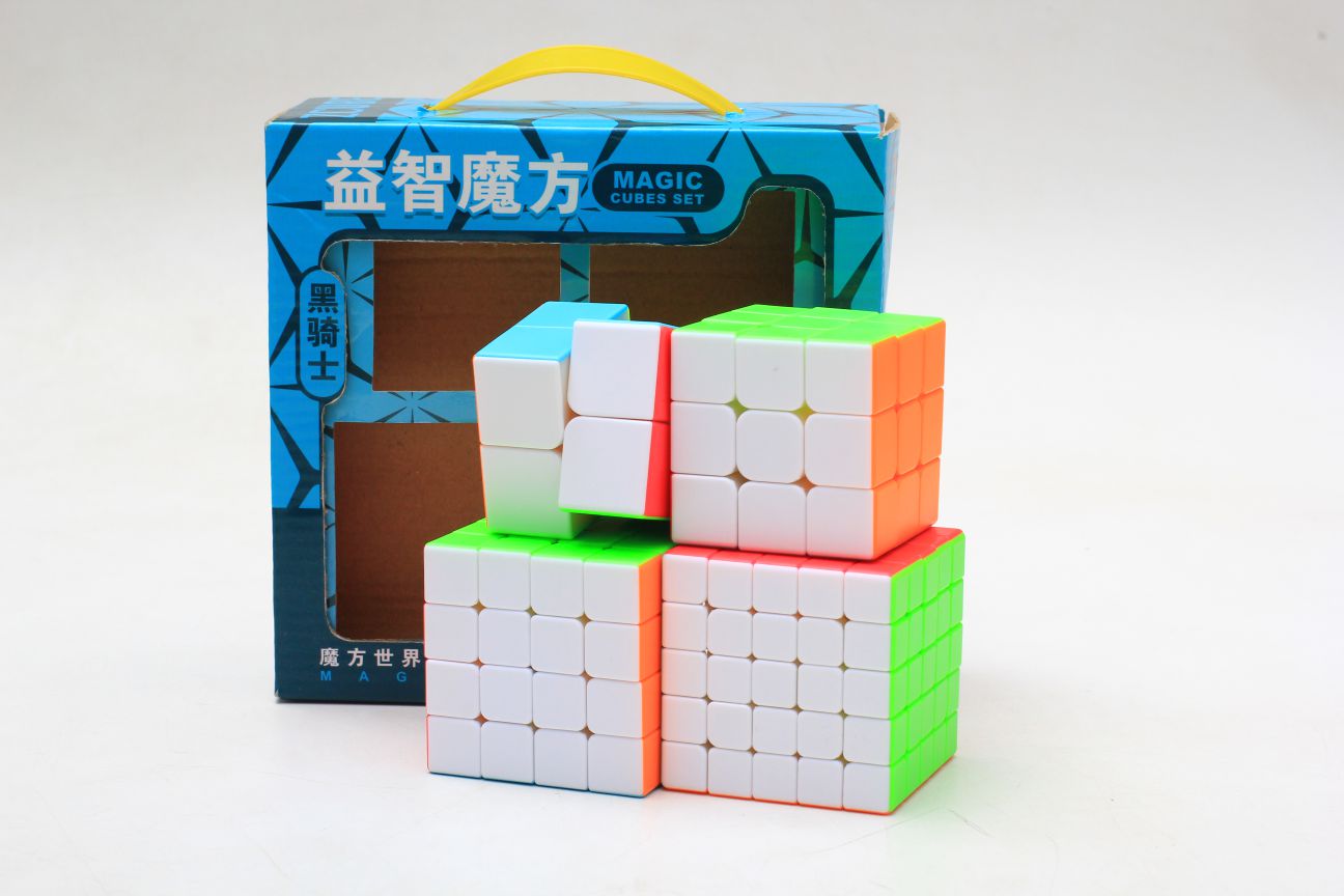 Z-Cube Four Cubes Set - Stickerless | CubeNation