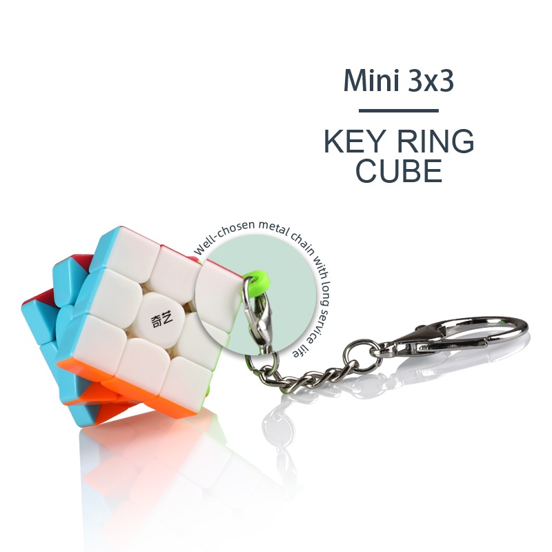 QIYi Key Ring Cube 3x3 [Squared] | CubeNation