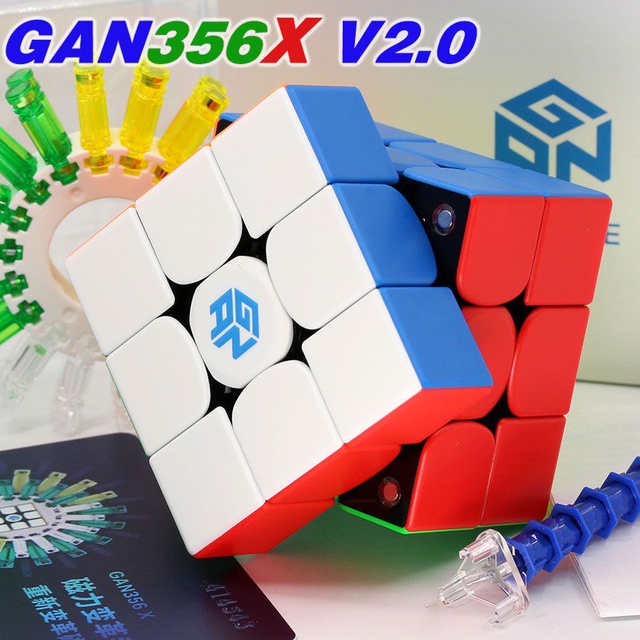 GAN356 X V2.0 3x3x3 - Stickerless | CubeNation
